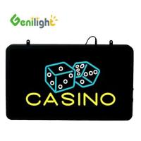 China Customized 22*13inch LED Neon Sign for PET SUPPLIES Business Display from Genilight for sale