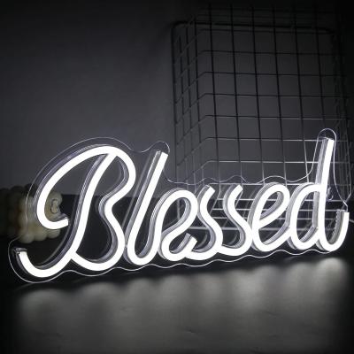 China 5V Blessed Neon Sign Perfect for Baby Shower Decoration Long Life Span of 50000 Hours for sale