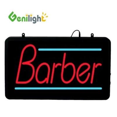China Genilight 56*33 cm LED Neon Sign for Barber Shop Eye-Catching and Effective Marketing for sale