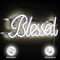 China 5V Blessed Neon Sign Perfect for Baby Shower Decoration Long Life Span of 50000 Hours for sale