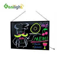 China Rectangle Function Ultra-thin LED Writing Board by Genilight in with 12 Twinkle Types for sale