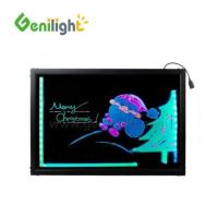 China Rectangle Function Ultra-thin LED Writing Board by Genilight in with 12 Twinkle Types for sale
