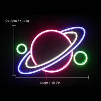 China Transform Your Room into a Cool and Trendy Space with Our Planet Neon Sign LED Light for sale