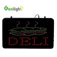 China Brightness Genilight Indoor 22*13inch design DC12V led SANDWICHES open neon light sign for sale