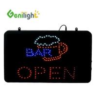 China CE ROHS Certified LED Cafe Illuminated Advertising Neon Sign with Animation Display for sale