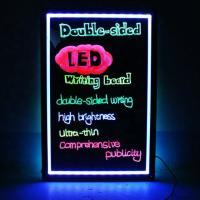 China IP Rating Lifespan hours Erasable Neon Message Drawing Learning Sign Board with Vivid Liquid Chalk Markers for sale