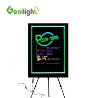 China IP Rating Lifespan hours Erasable Neon Message Drawing Learning Sign Board with Vivid Liquid Chalk Markers for sale