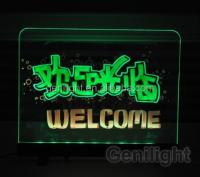 China Customizable RGB SMD5050 LED Strip Magnetic Writing Board for Interactive Advertising for sale