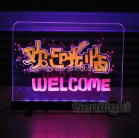 China Customizable RGB SMD5050 LED Strip Magnetic Writing Board for Interactive Advertising for sale