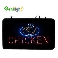 China Long Lifespan LED Flowers Sign for Florist Shop 56*33cm Indoor Advertising Publish for sale