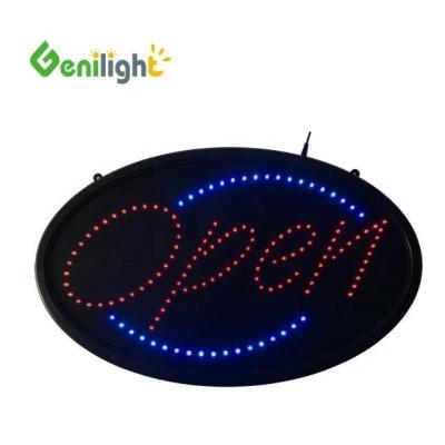 China ODM Custom Oval Led OPEN Light Neon Sign with High Resolution for sale