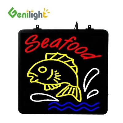 China Custom Letter SUSHI fish Led Neon Sign for Rectangle Power Certificate CE ROHS and more for sale