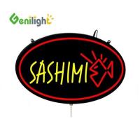 China 2 Kind Change Functions SASHIMI LED Neon Open Sign for Fishing Rod Shop Pixel Pitch DIY for sale