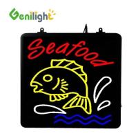China 2 Kind Change Functions SASHIMI LED Neon Open Sign for Fishing Rod Shop Pixel Pitch DIY for sale