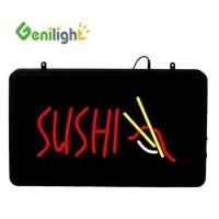China 2 Kind Change Functions SASHIMI LED Neon Open Sign for Fishing Rod Shop Pixel Pitch DIY for sale