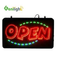 China 5mm Superbrightness LED Custom Size Multi Color LED Open Sign for Display for sale