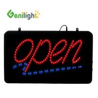 China 5mm Superbrightness LED Custom Size Multi Color LED Open Sign for Display for sale