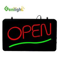 China 5mm Superbrightness LED Custom Size Multi Color LED Open Sign for Display for sale