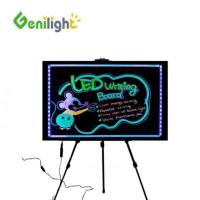 China Acrylic Surface Board LED Message Board for Students Portable and Erasable Note Board for sale