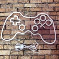 China Add a Pop of Color to Your Gamer Room with 41*27.5cm Custom Game Controller Neon Sign for sale