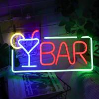 China Dimmable LED Neon Light for Home Bar Wall Decor USB Powered Neon Bar Signs for sale