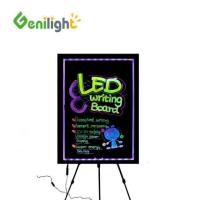 China Ultra Thin Tempered Glass Or Actylic LED Message Board with AC 110 V--240 V Input for sale