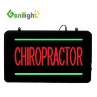 China Genilight 22*13inch LED CHIROPRACTOR Neon Sign for Massage Shop and CE RoHS Certified for sale