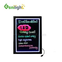 China OEM Flashing Stand Billboard Glowing Drawing LED Writing Board Full Color Message Board for sale