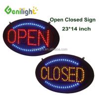 China CE ROHS Certified OUVERT Illuminated Acrylic Noen Sign for Your Business Promotion for sale