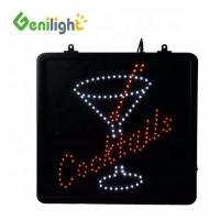 China Get Your Own Custom Cocktails and Parrot Neon Light Sign with Screen Dimension 53*45 cm for sale