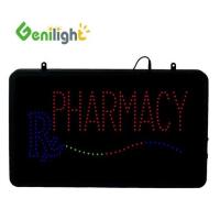 China CE RoHS Genilight Indoor 22*13inch LED Pharmacy Open Signs 2213-261 for sale