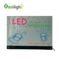 China Indoor Mini RGB Transparent LED Writing Board Panel Size 20*30cm for Shop Display for sale