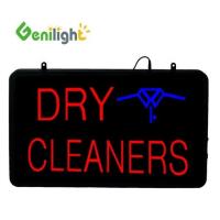 China Power Saving Custom LED Open Sign Genilight Indoor for Dry Cleaners 3 Flash Modes for sale