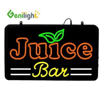 China Panel Size 56*33 LED Neon Juice Bar Letter Sign The Perfect Way to Attract Customers for sale