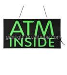 China Shopping Mall High Resolution Popular Animated Led Slim ATM Machine OPEN Sign Business Switch/Chain for sale