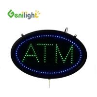 China Shopping Mall High Resolution Popular Animated Led Slim ATM Machine OPEN Sign Business Switch/Chain for sale