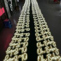 China Neon Light for Baby Nursery  Game Room  Wedding White LED Letter Light Up Sign for sale
