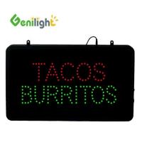 China Genilight 22*13inch CE RoHS Flashing LED Neon Sign for Photo Studio Rectangle Shape for sale