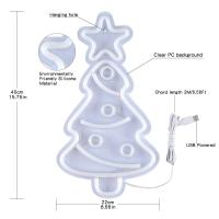 China Xmas LED Sign Lights Window Lights Festival Light for Home Decoration Bar Christmas Tree Neon Signs for sale