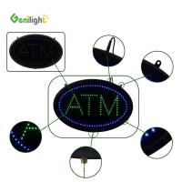 China Energy-Saving LED ATM Letter Sign with Border Light Power Certificate CE RoHS LVD etc Lifespan hours - for sale