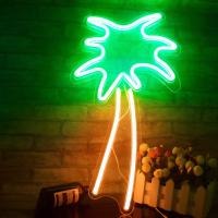 China Large Coconut Tree Neon Sign Led Flex Neon Light USB Powered Night Light for Kids Room Voltage 5V for sale