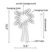 China Large Coconut Tree Neon Sign Led Flex Neon Light USB Powered Night Light for Kids Room Voltage 5V for sale