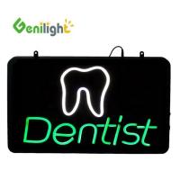 China Genilight Custom Dentist Animated LED Neon Sign with Tooth Logo High Contrast Ratio for sale