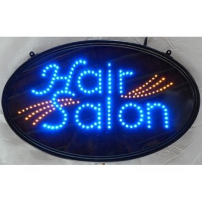China 50000 Hours Working Lifetime Oval LED Sign for Hair Salon Superior Performance for sale