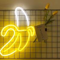 China Customized Banana LED Neon Sign Wall Decor for Night Light Life Span 50000 Hours for sale