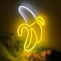 China Customized Banana LED Neon Sign Wall Decor for Night Light Life Span 50000 Hours for sale