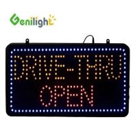 China CE RoHS Approved Genilight 22*13inch Indoor Acrylic LED Neon Open Sign for Advertising for sale