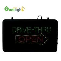 China CE RoHS Approved Genilight 22*13inch Indoor Acrylic LED Neon Open Sign for Advertising for sale