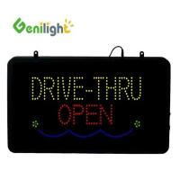 China CE RoHS Approved Genilight 22*13inch Indoor Acrylic LED Neon Open Sign for Advertising for sale