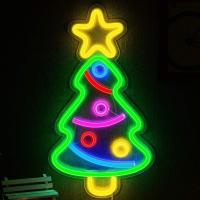 China Customized Christmas Tree Neon Sign Light for Party Decorations Bright and Festive for sale